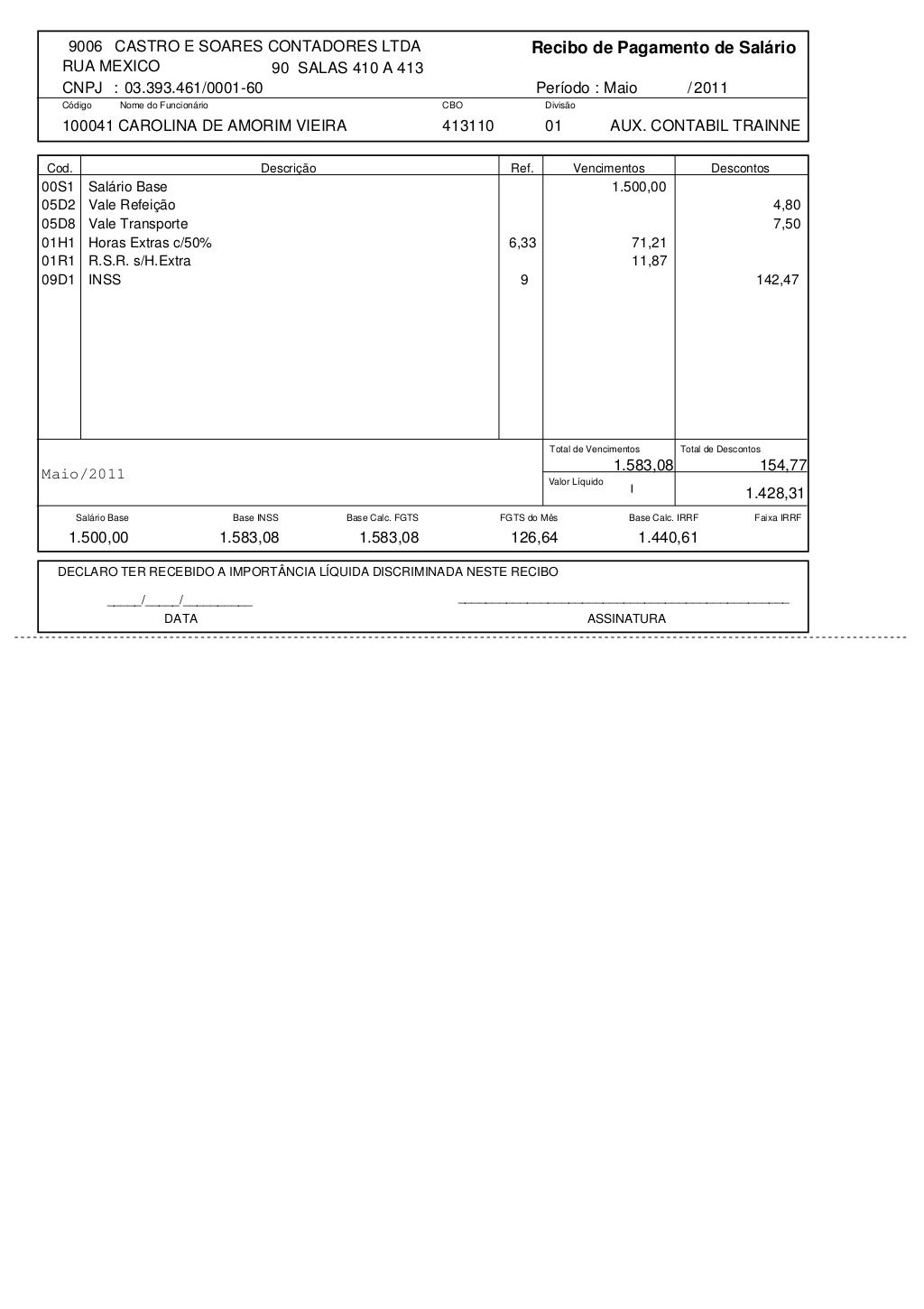 Sea Sc Contra Cheque - RETOEDU