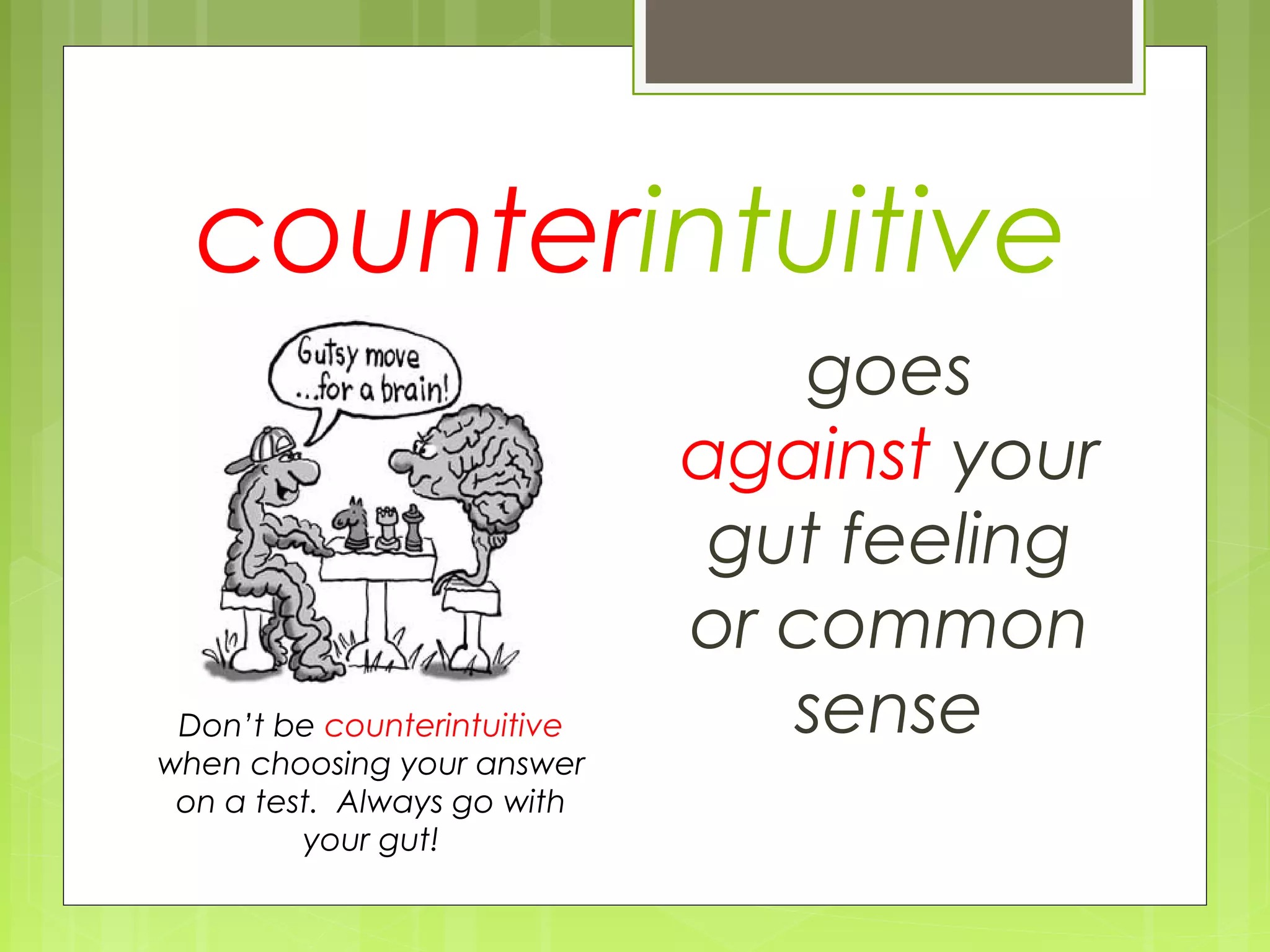 Contra counter vocabulary_words | PPT