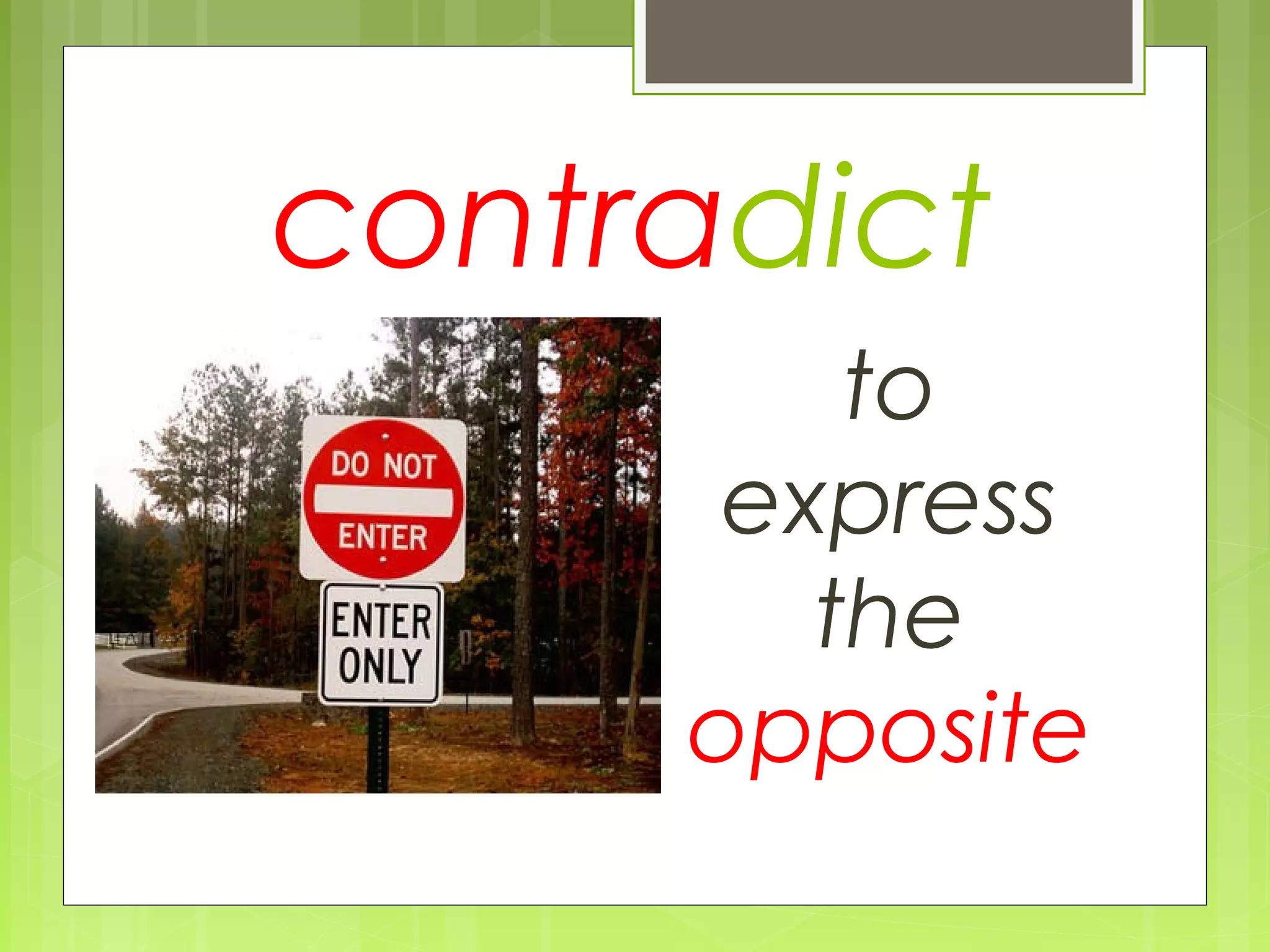 Contra counter vocabulary_words | PPT
