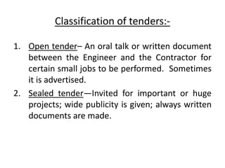Estimation and Costing - Contracts | PPTX