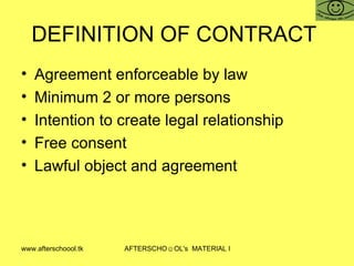 Contract Act | PPT