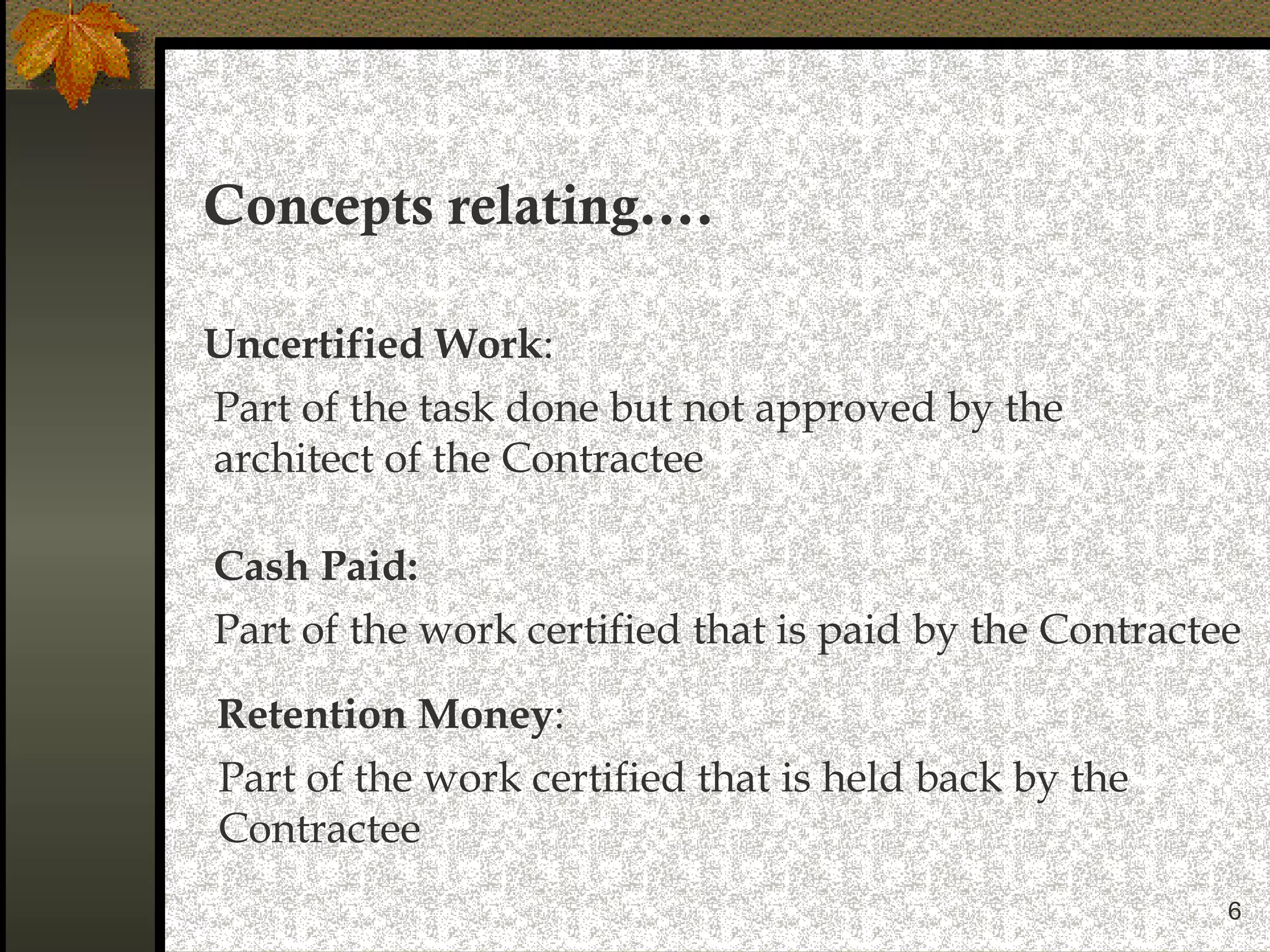 Contract costing | PPT