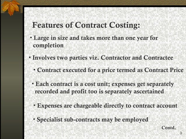 Contract costing | PPT