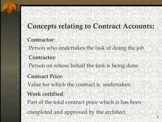 Contract costing | PPT