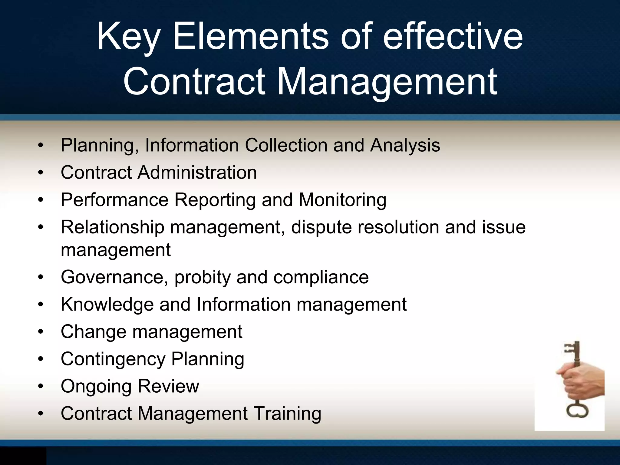 Contract management general | PPTX
