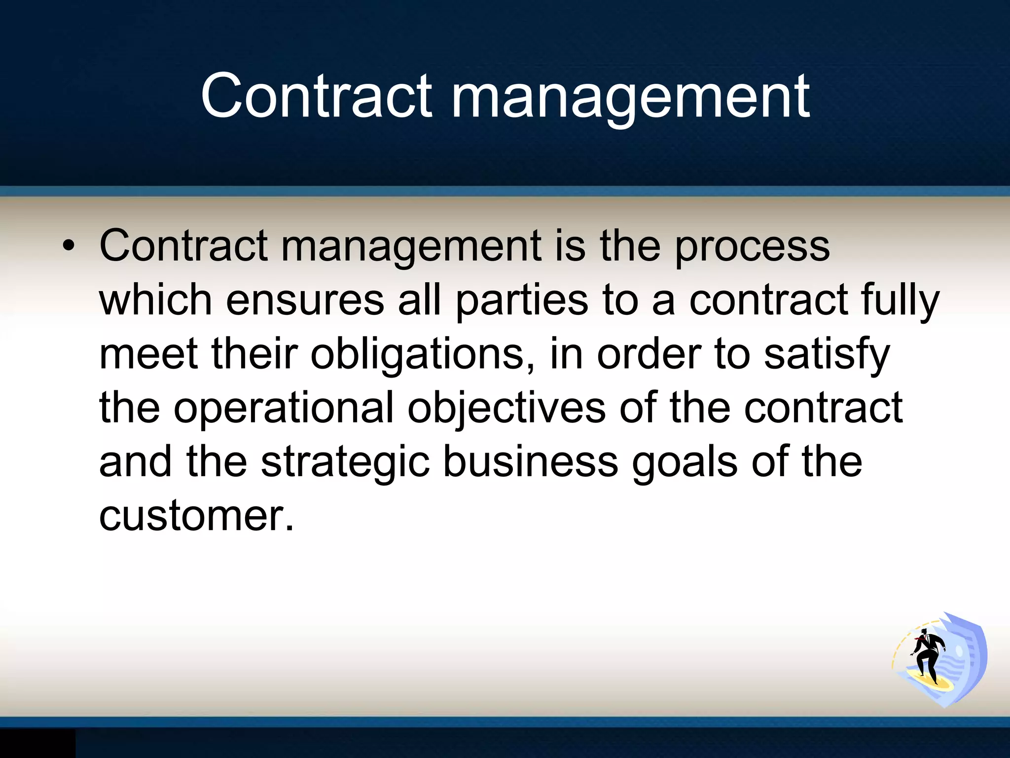 Contract management general | PPTX