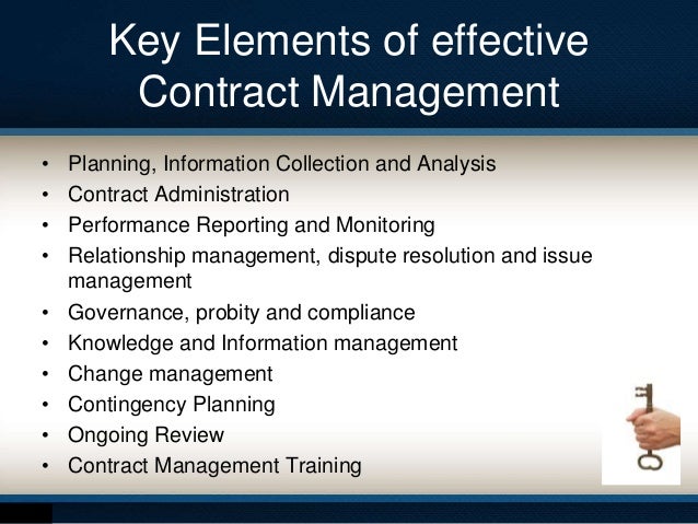 Contract management general