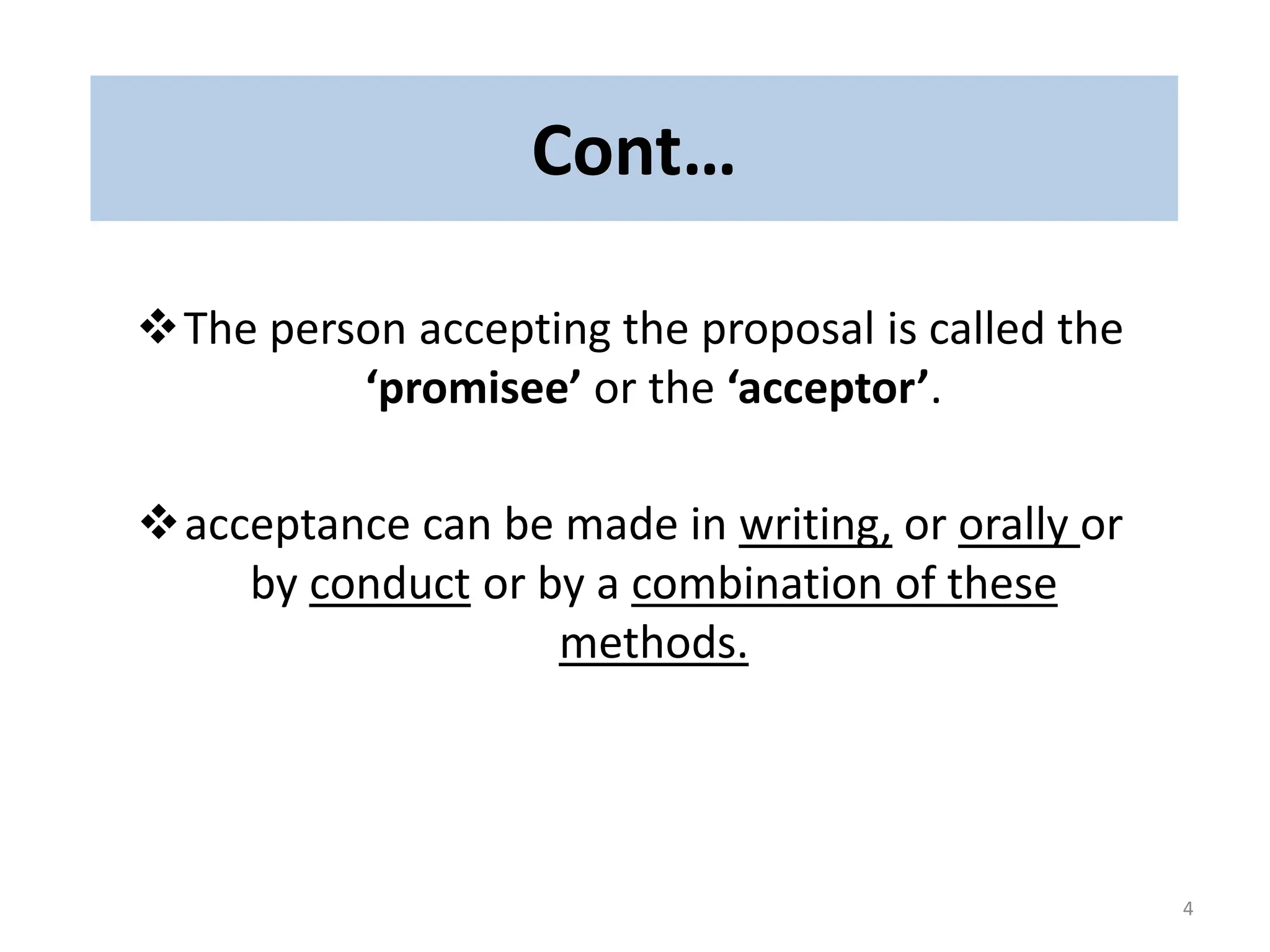 Notes on Contract Acceptance .ppt