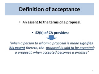 Notes on Contract Acceptance .ppt