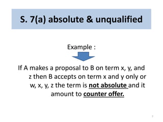 Notes on Contract Acceptance .ppt