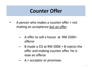 Notes on Contract Acceptance .ppt