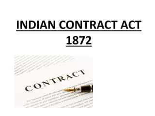 INDIAN Contract act | PPT