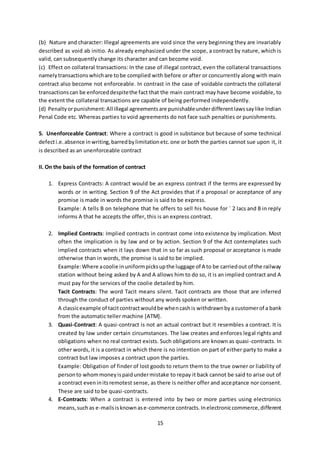 indian Contract act notes | DOCX