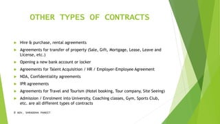 An introduction to Indian Contract Act, 1872 by Shraddha Pandit | PPTX | Marriage and Civil ...