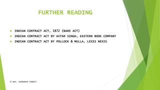 An introduction to Indian Contract Act, 1872 by Shraddha Pandit | PPTX | Marriage and Civil ...