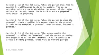 An introduction to Indian Contract Act, 1872 by Shraddha Pandit | PPTX