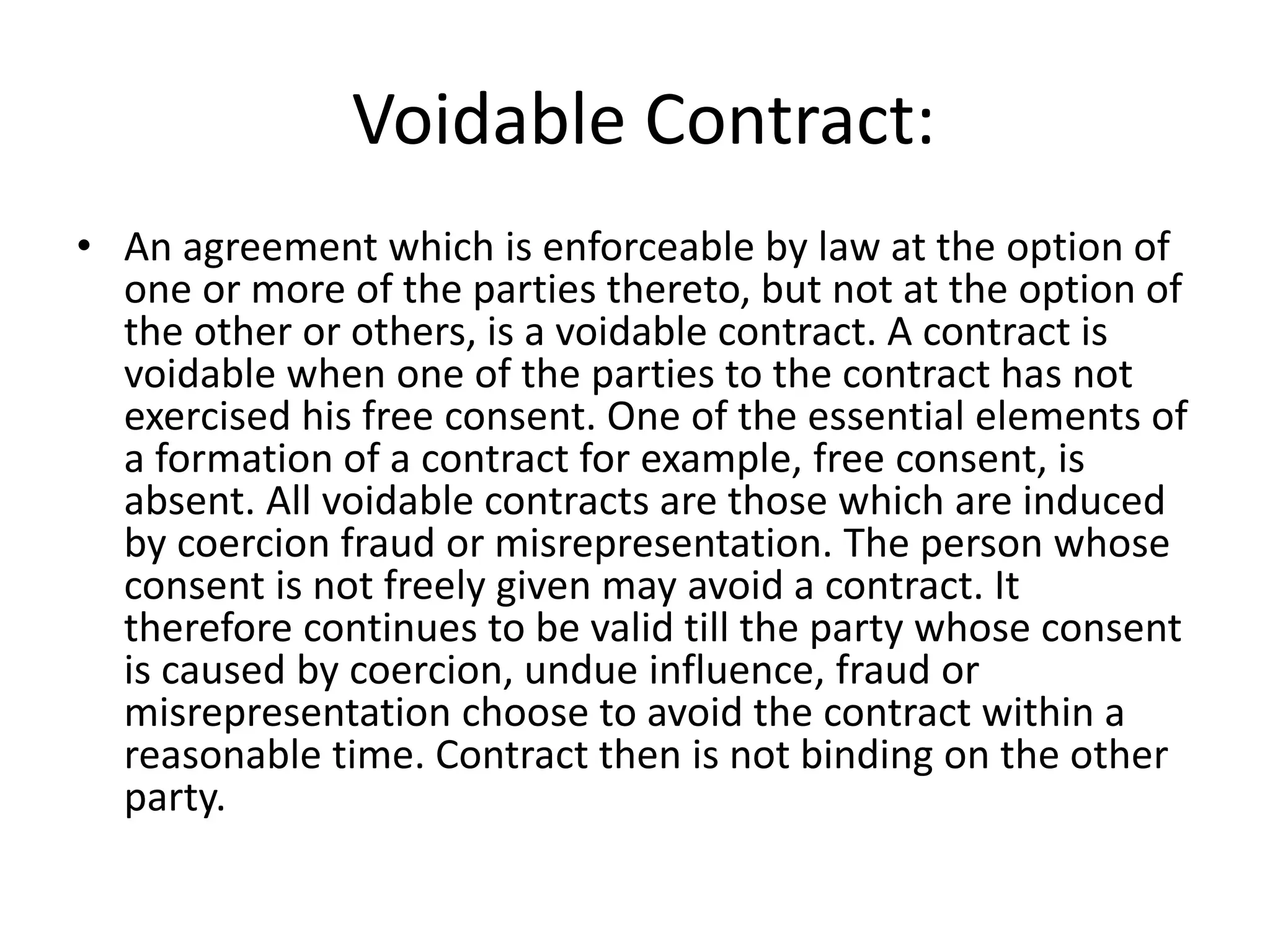 Contract act kinds of contract | PPTX