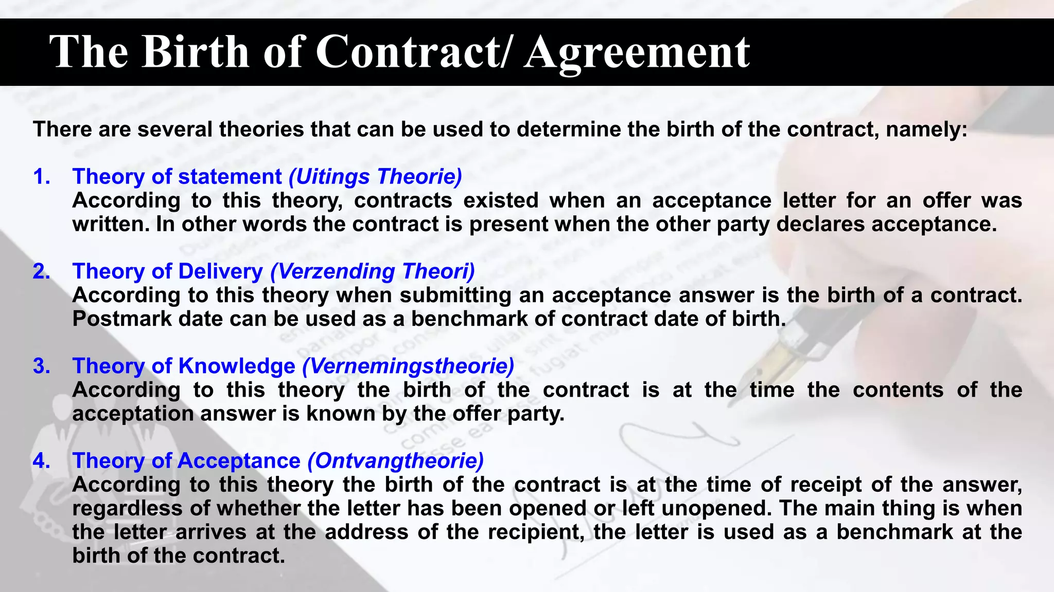 Contract and Agreement | PPTX