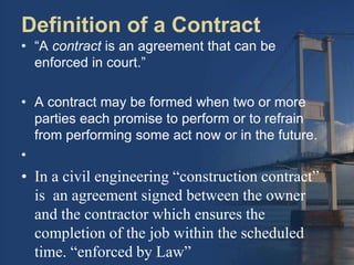Contracts and their types | PPTX