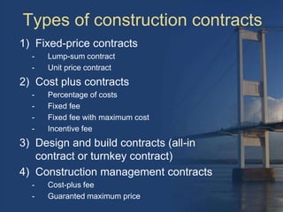 Contracts and their types | PPTX