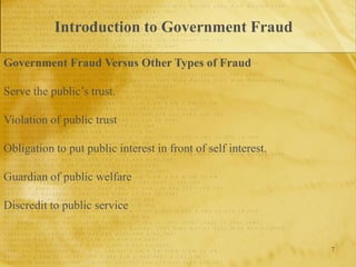 contract and procurement fraud PPT description | PDF