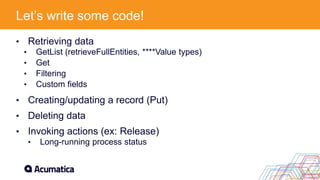Contract-Based Web Services API Deep Dive | PPT