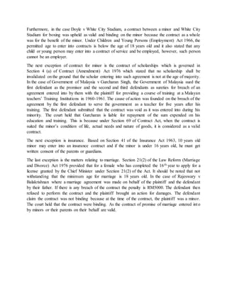 Contract by minor | DOCX