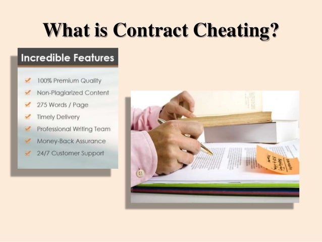 Contract cheating: Academic Dishonesty In Higher Education