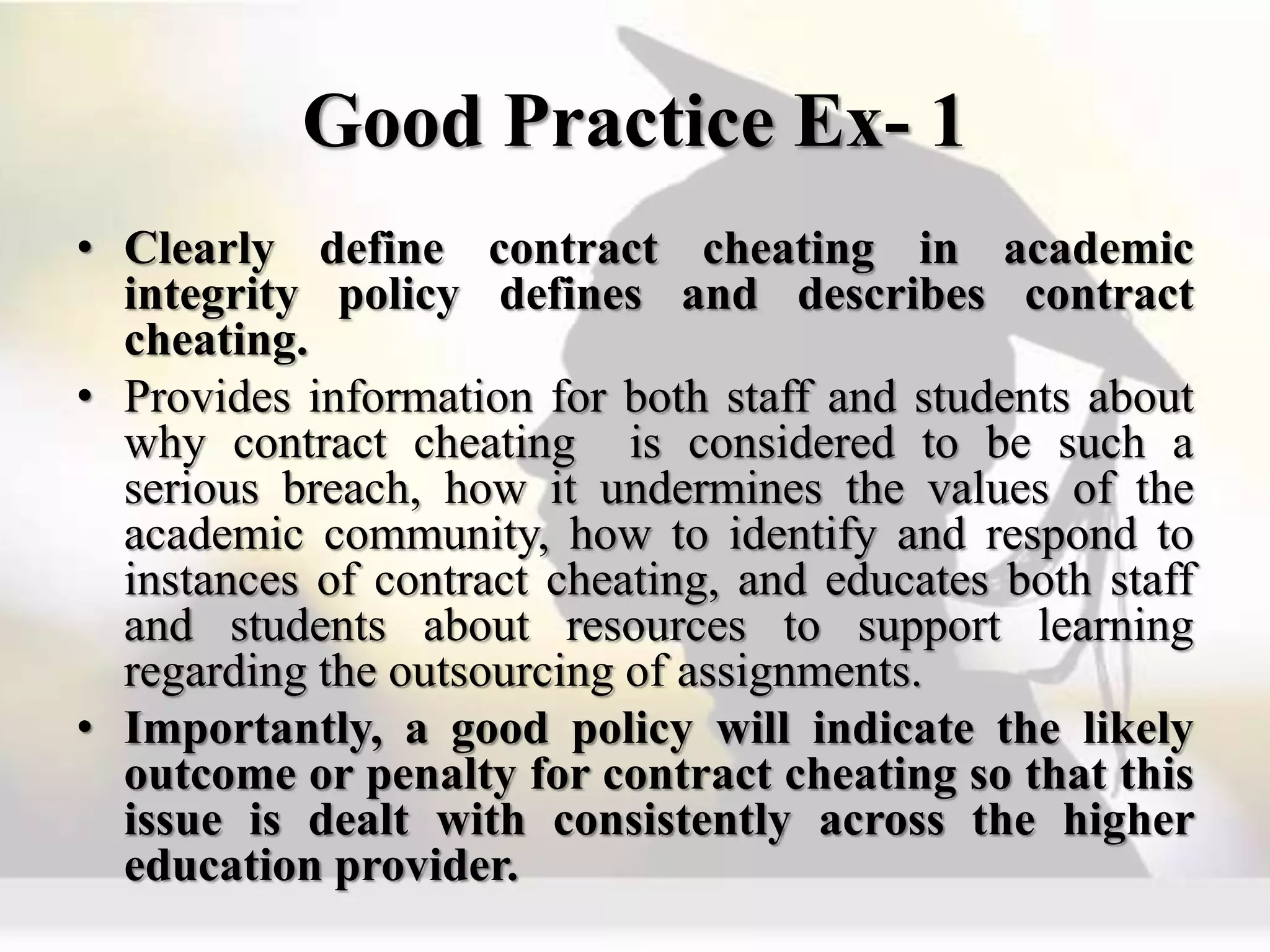 Shadow Scholars : Contract Cheating | PPT
