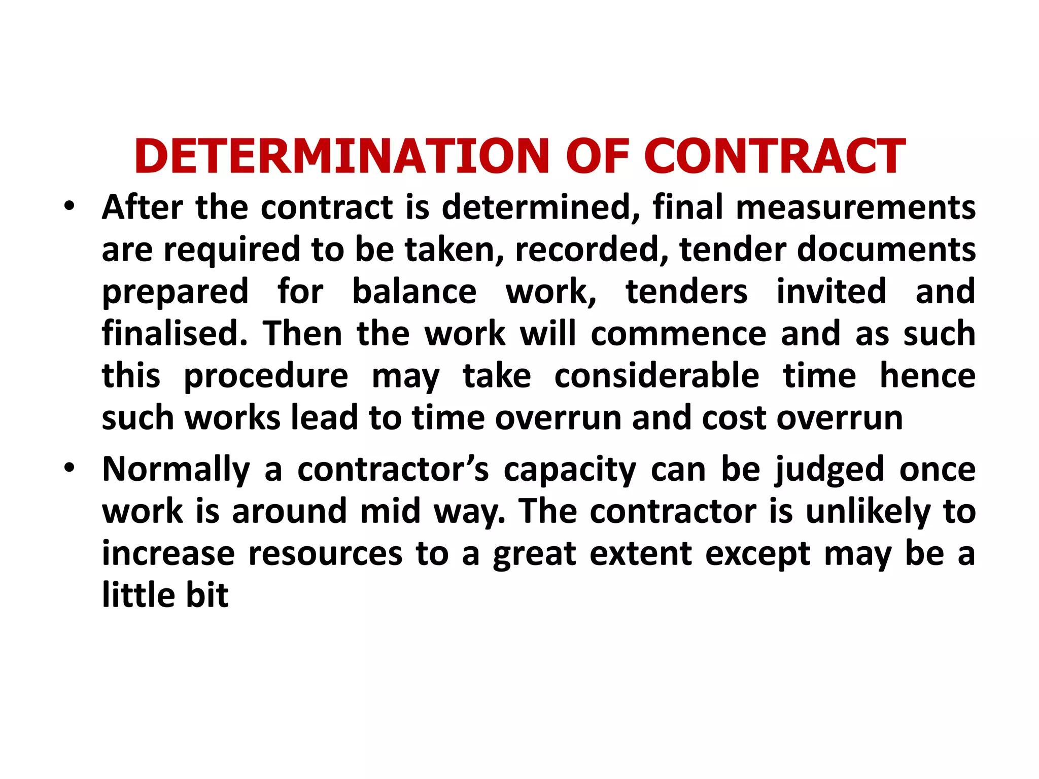 Contract Conditions | PPTX