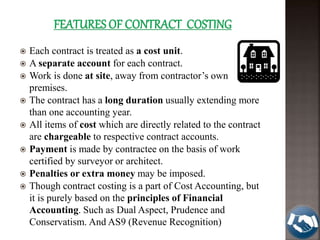 Contract costing | PPTX