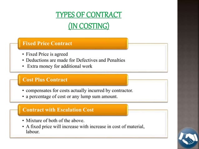 Contract costing | PPTX