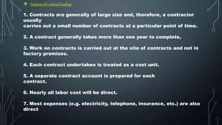 Contract costing, BCOM (HONS) | PPT