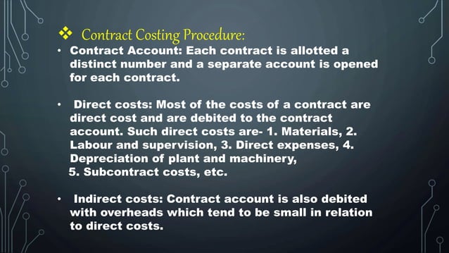 Contract costing, BCOM (HONS) | PPT