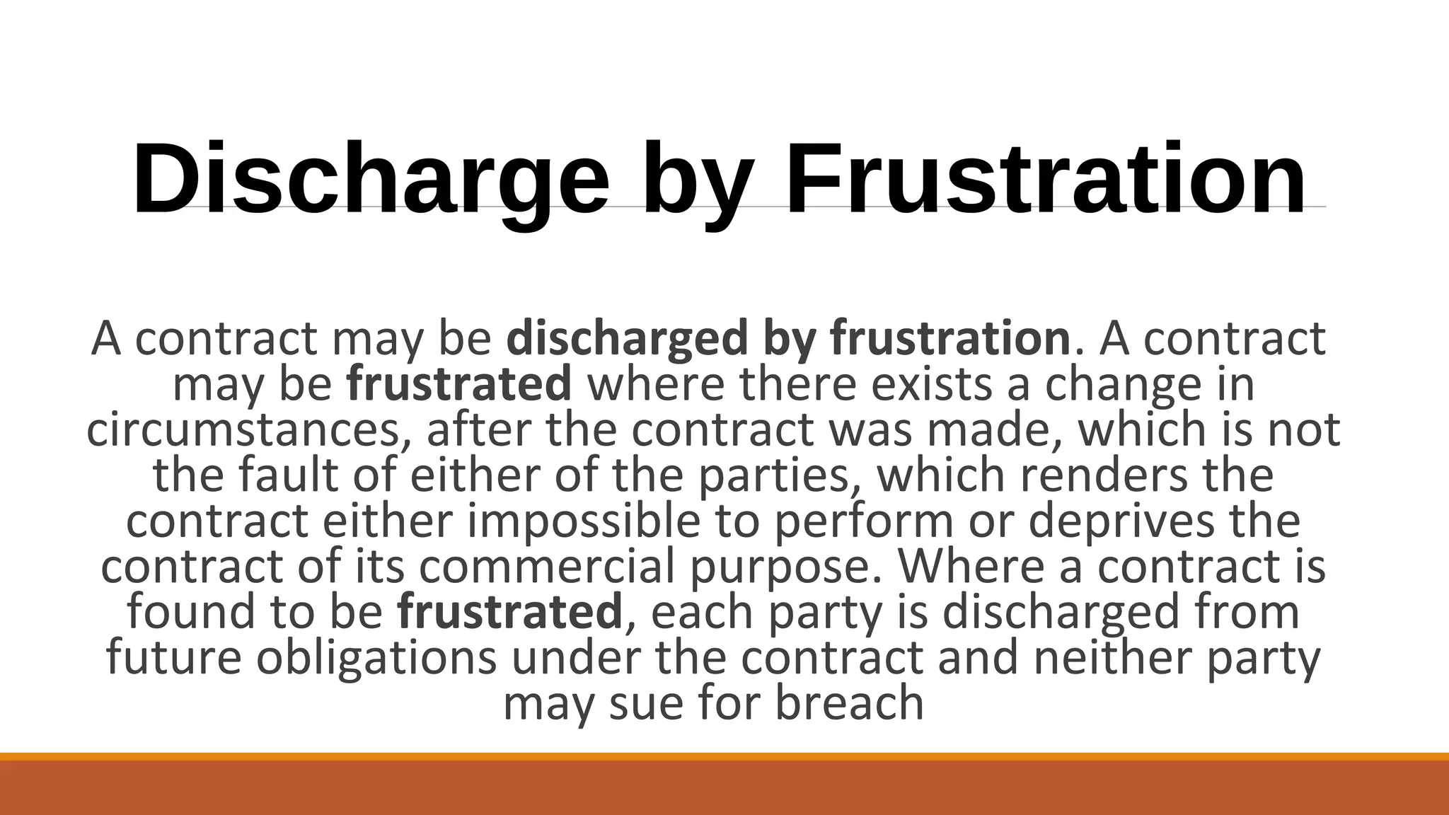 Contract discharge | PPT