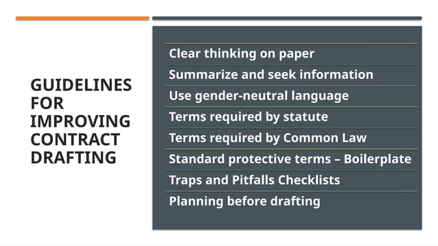 CONTRACT DRAFTING LAWS, PRINCIPLES AND ETHICS .pptx