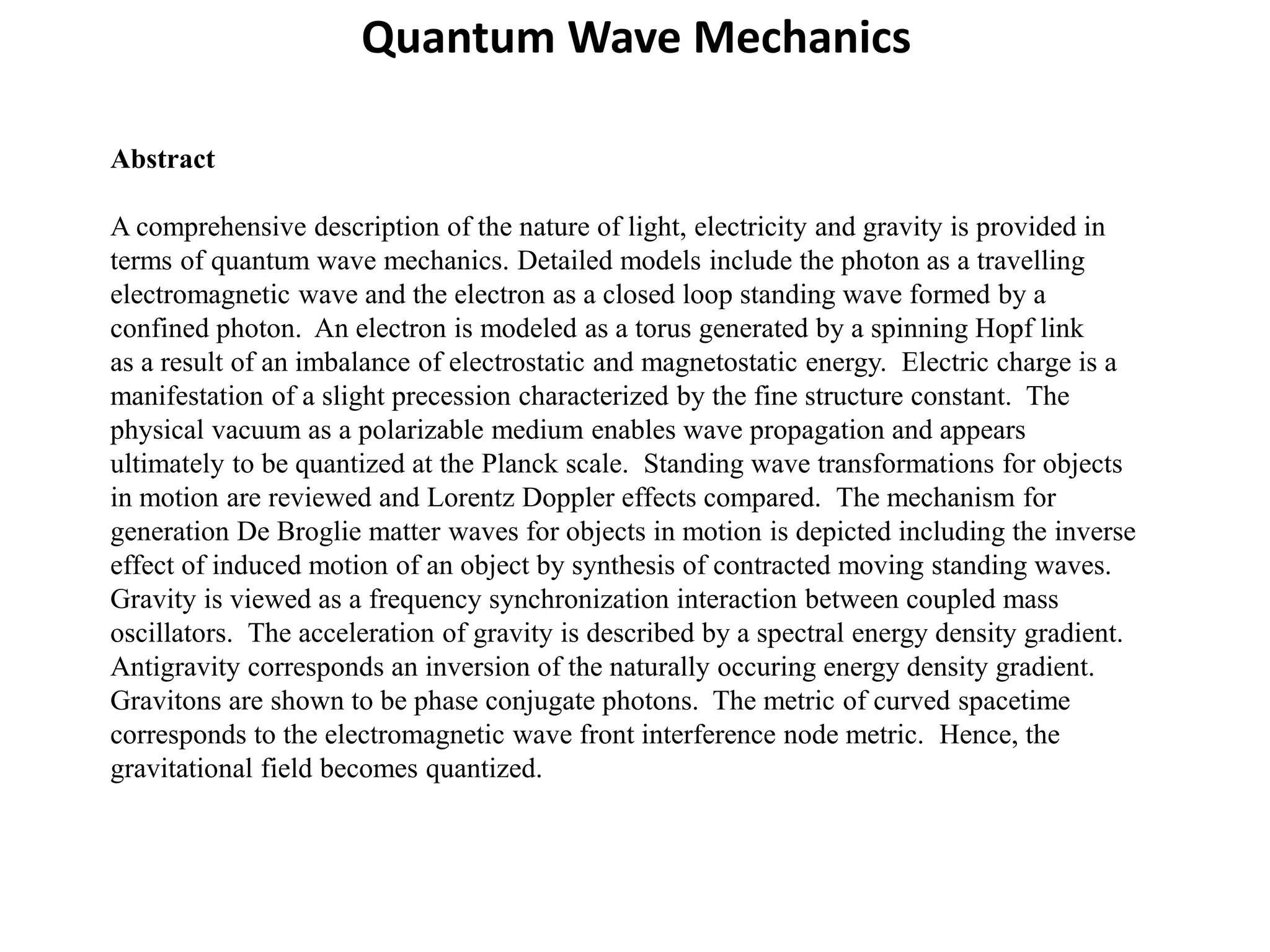 Contracted moving standing waves | PPSX | Physics | Science