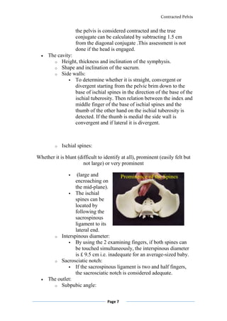 Contracted pelvis (diagnosis and treatment) | DOCX