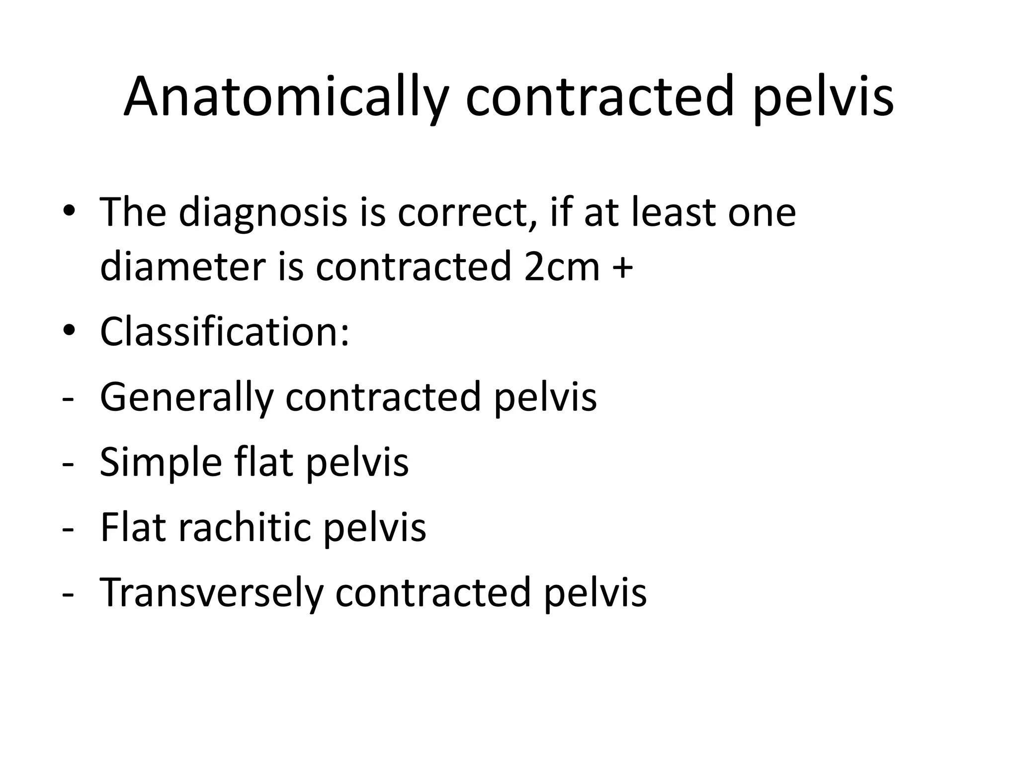 Contracted pelvis | PPTX