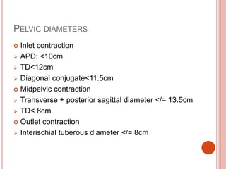 Contracted pelvis | PPTX