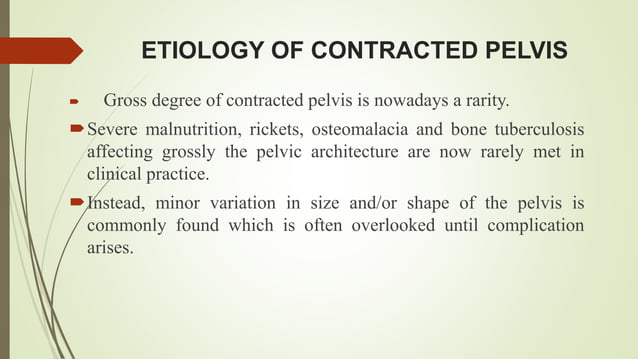 Contracted pelvis | PPTX