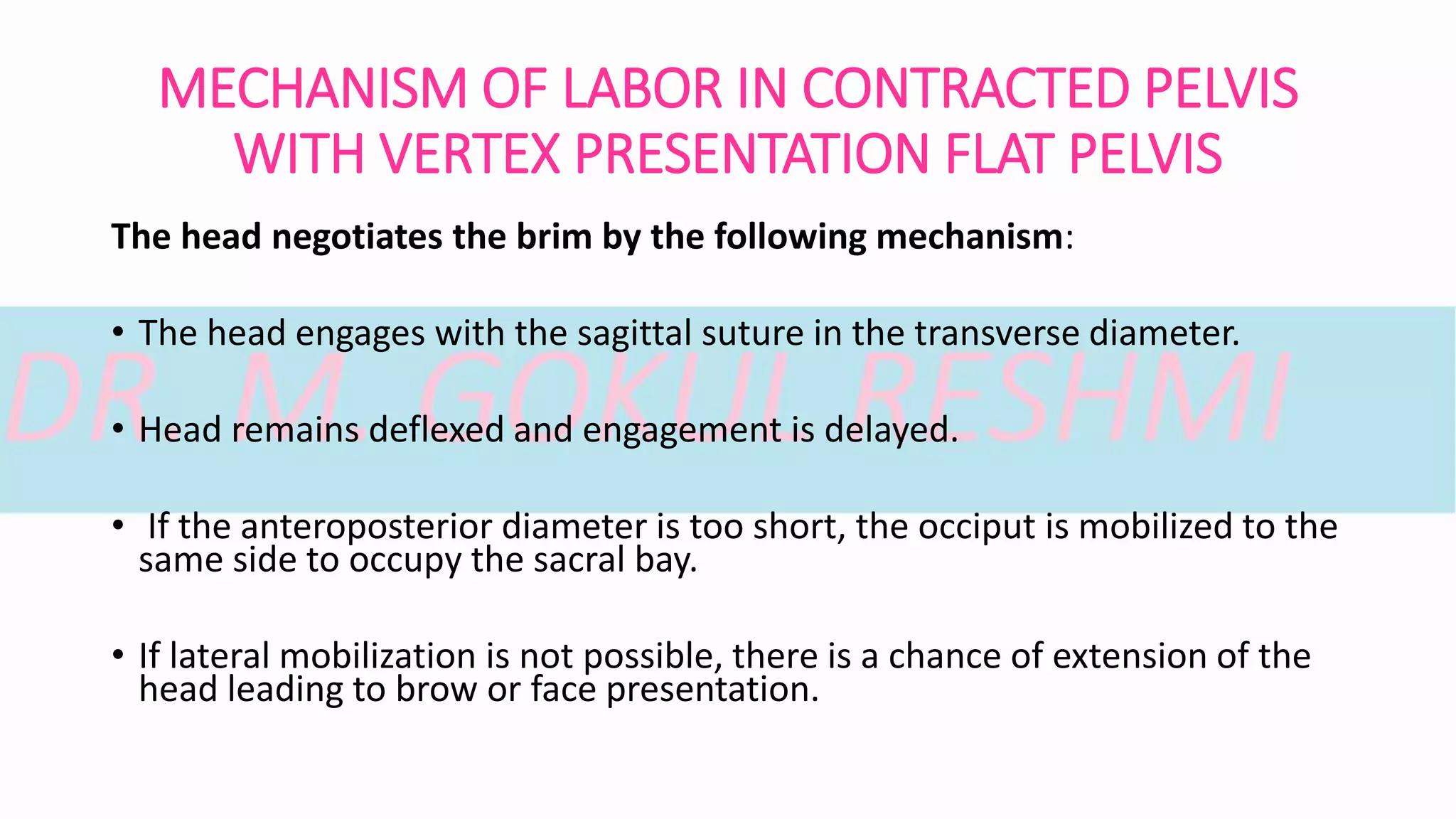 Contracted pelvis - CEPHALOPELVIC DISPROPORTION | PPTX