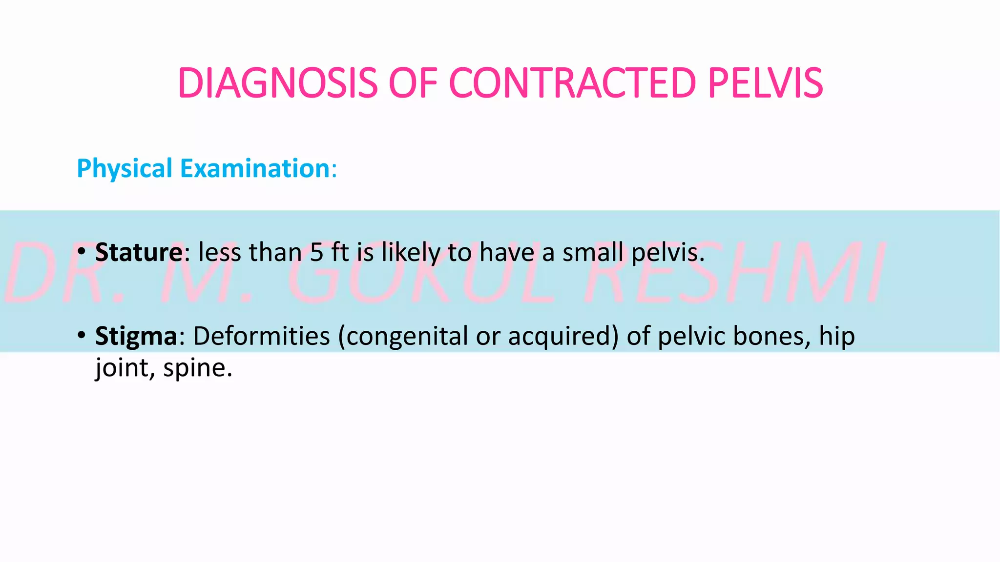 Contracted pelvis - CEPHALOPELVIC DISPROPORTION | PPTX