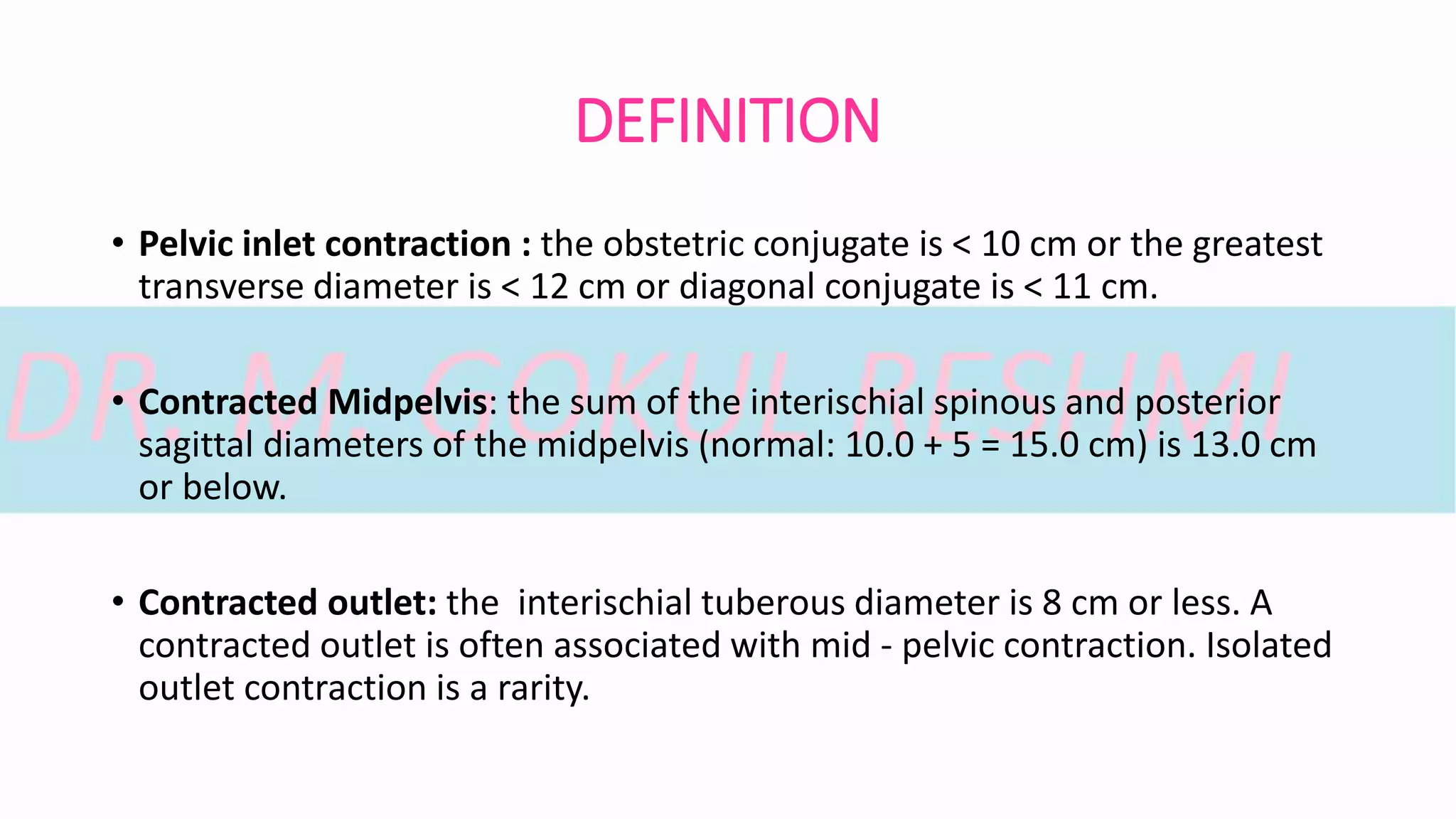 Contracted pelvis - CEPHALOPELVIC DISPROPORTION | PPTX