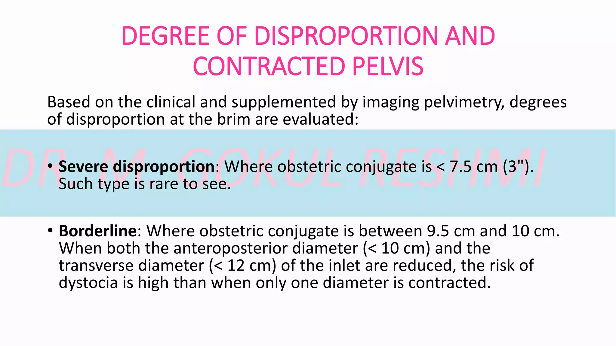 Contracted pelvis - CEPHALOPELVIC DISPROPORTION | PPTX