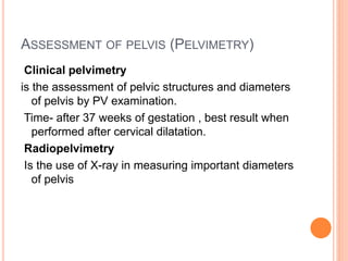 Obg contracted pelvis and other pelvic deformations | PPTX