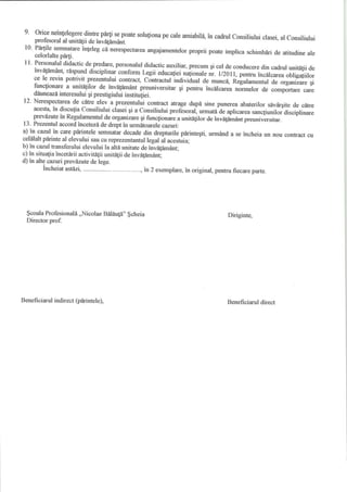 Contract educațional | PDF