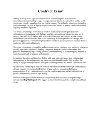 Contract Essay.pdf