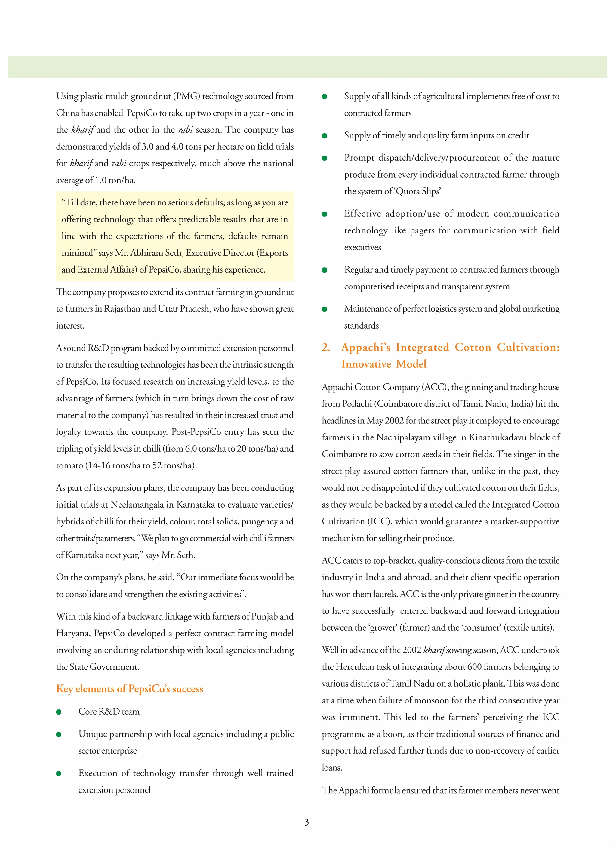 Contract farming | PDF