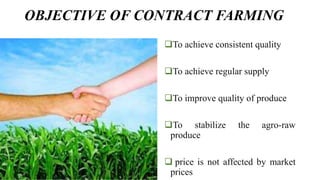 Contract farming | PPTX